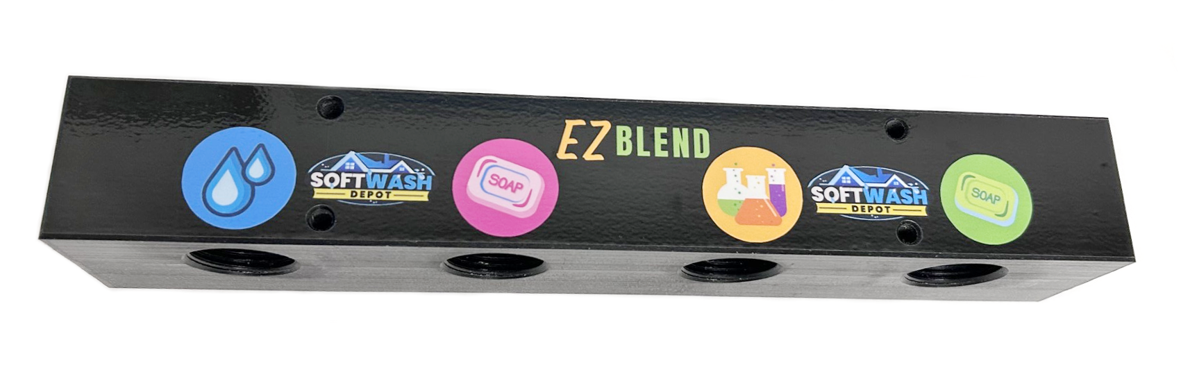 EZ BLEND 1in Mixing Block | Soft Wash Mixing System and Proportioning ...