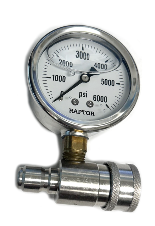 6,000psi In-Line Pressure Gauge – MPWSR