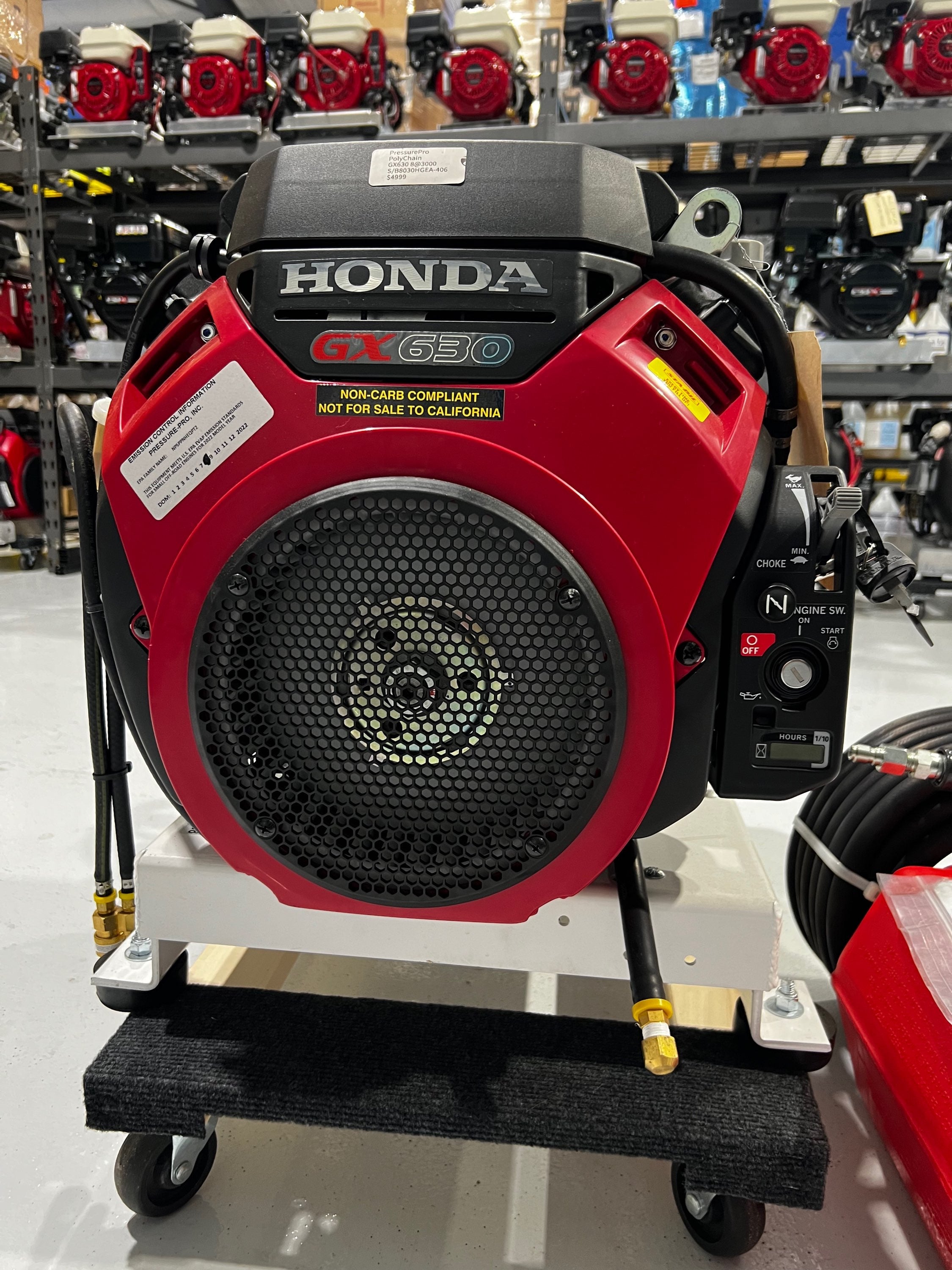 Pressure Pro 8GPM at 3,000PSI Poly Chain Commercial Pressure Washer – MPWSR