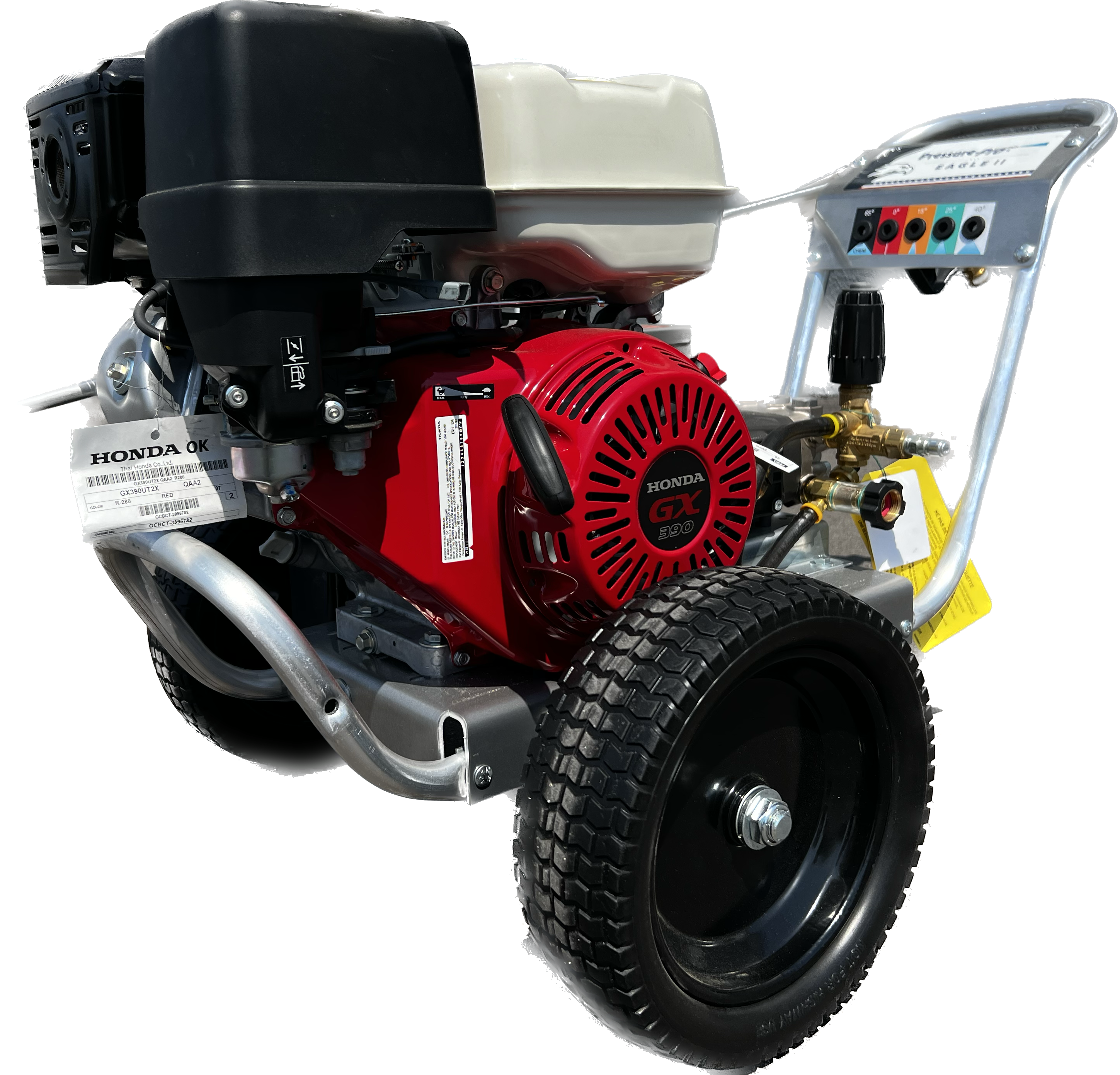 Pressure Pro Cart EB4042HV-20 4 gpm at 4200 psi Belt Drive Honda GX390 ...
