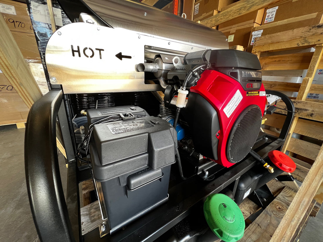 Pressure Pro 8GPM @ 3500PSI Hot Water Skid Pressure Washer Skid – MPWSR